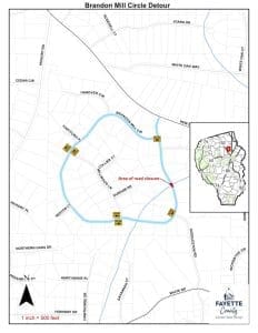 ROAD CLOSED - BRANDON MILL CIR - The Citizen