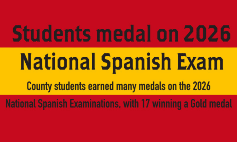 Students medal on 2026 National Spanish Exam | The Citizen