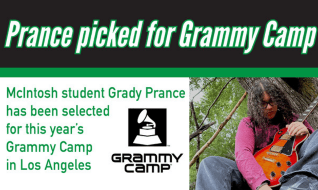 McIntosh’s Prance picked for Grammy Camp | The Citizen